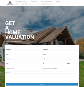 Home Value Page Examples – Demo and Associates