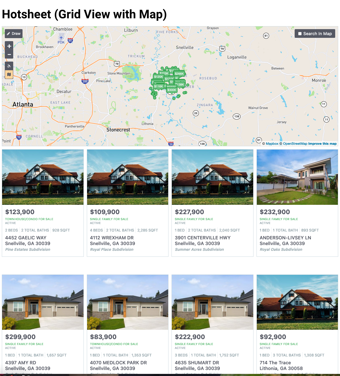 Hotsheet Examples – Demo and Associates
